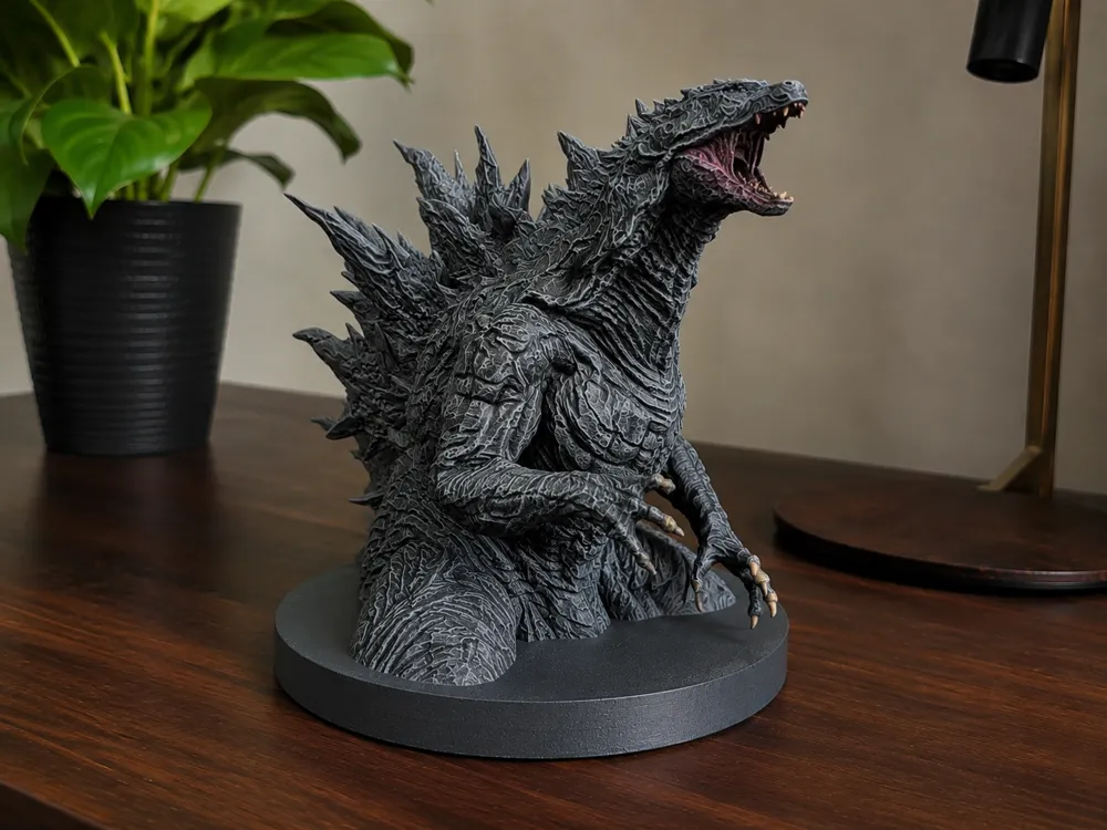 Godzilla Backflow Incense Burner Smoke Effect - Free 3D Print Model ...