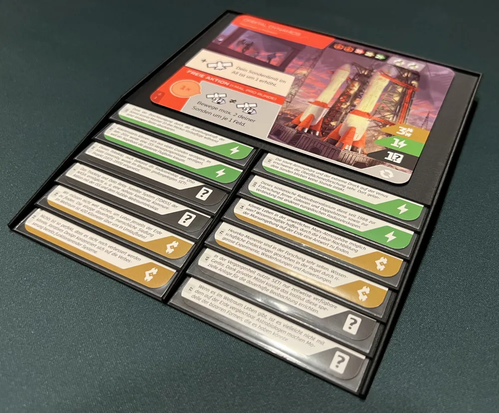 SETI + Space Agencies Card Income Holder - v3 - Free 3D Print Model ...