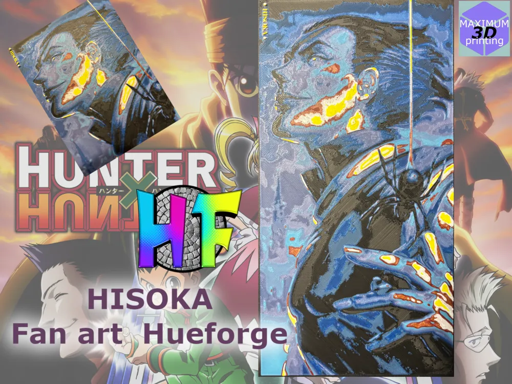 Hisoka de Hunter x Hunter - Fanart avec HUEForge - Modèle d'Impression ...