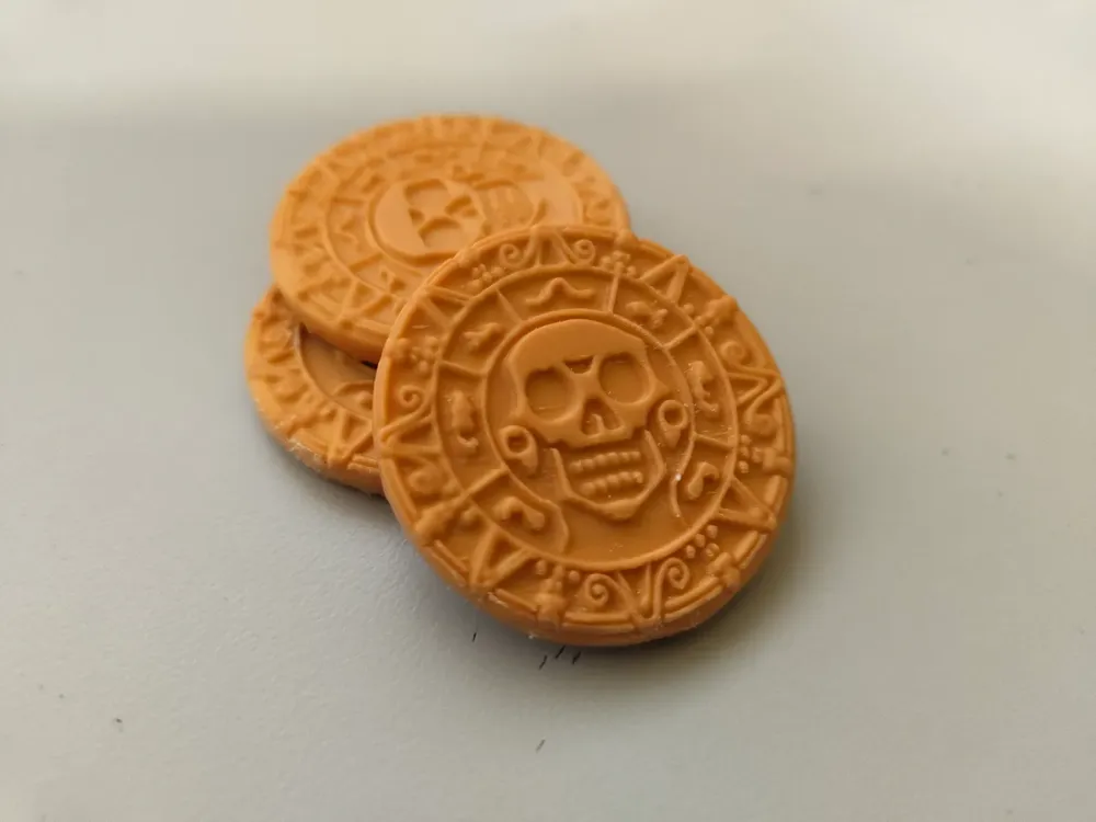Cursed Pirate Coin by Chiara ️ MakerWorld: Download Free 3D Models
