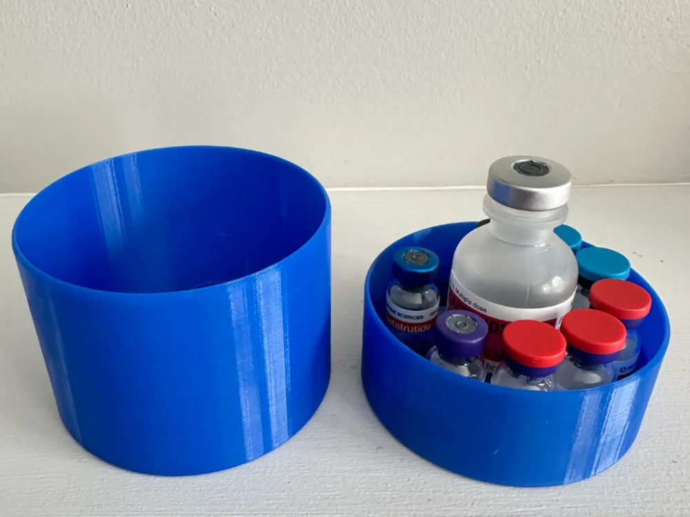 Peptide Container - Free 3D Print Model - MakerWorld