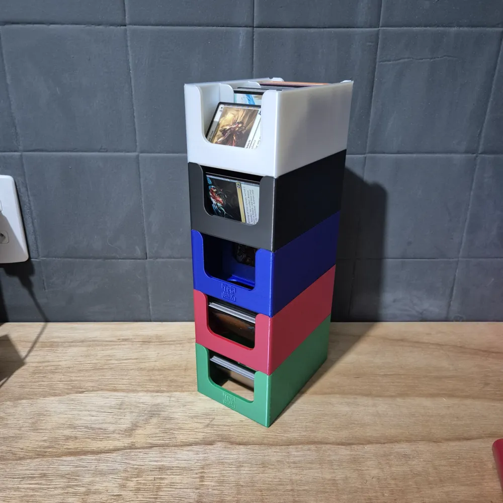 Stackable TCG Card Holder by TCG in Box MakerWorld: Download Free 3D Models