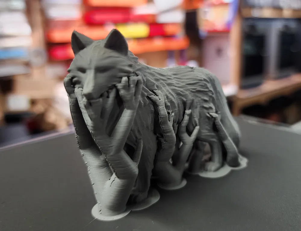 Fluffy Timberwolf Figure by Triple G Workshop MakerWorld: Download Free ...