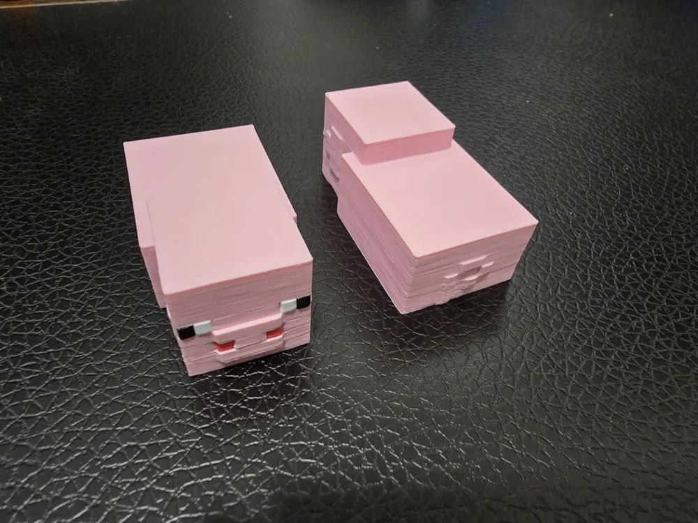 Minecraft Pig Figure Toy by 3DBURI MakerWorld: Download Free 3D Models