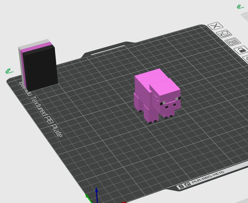 Minecraft Pig Figure Toy by 3DBURI - MakerWorld