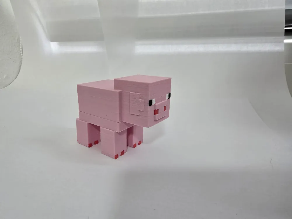 Minecraft Pig Figure Toy by 3DBURI - MakerWorld