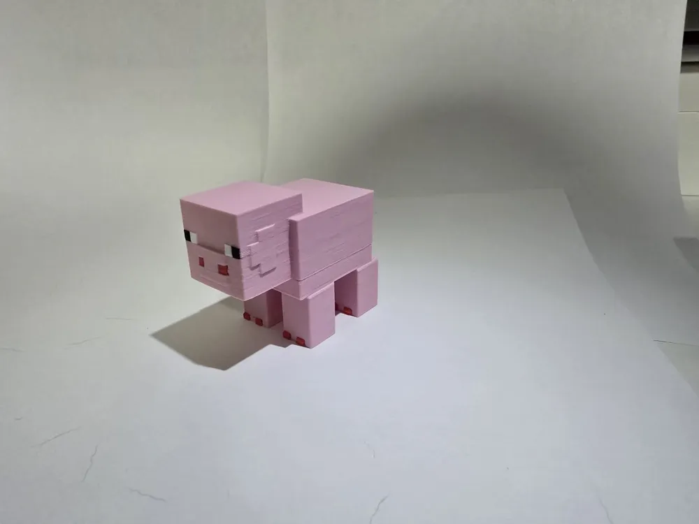 Minecraft Pig Figure Toy by 3DBURI - MakerWorld