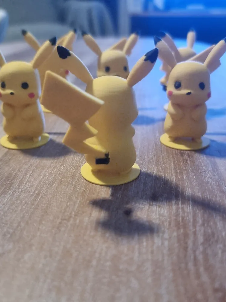 Figura de Pikachu - Modelo de impresión 3D gratuito - MakerWorld
