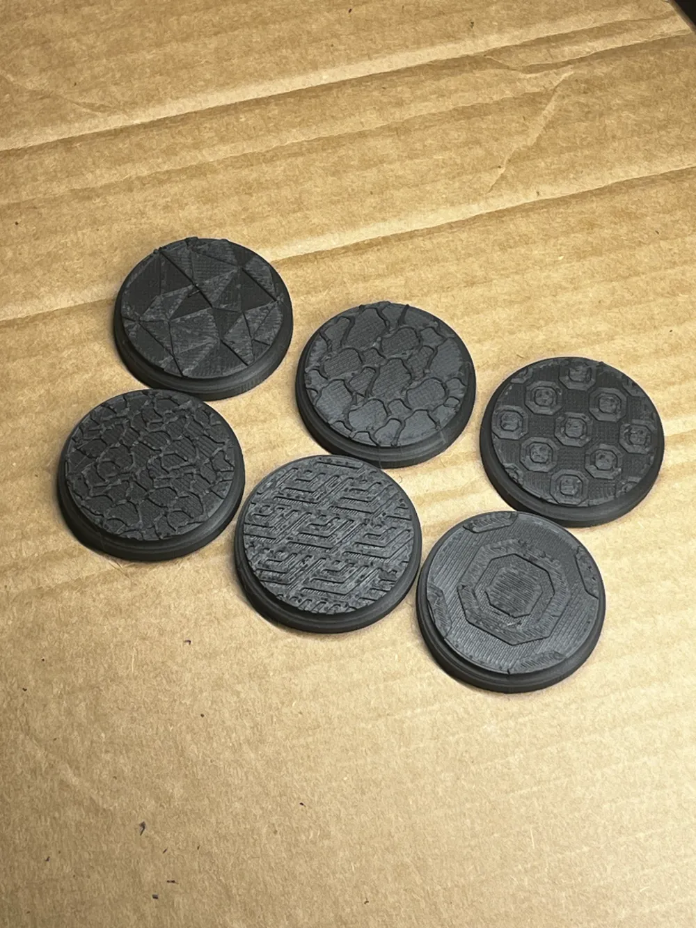 1009_base miniatura #9_// 6 pack // 32 mm por GORGON MakerWorld ...