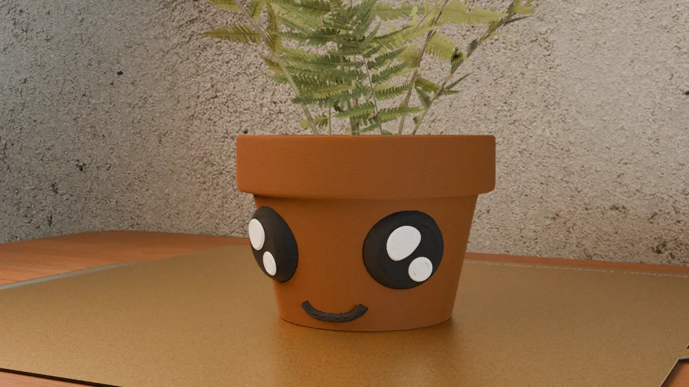 Cute Planter by Dodo7o7MakerWorld: Download Free 3D Models