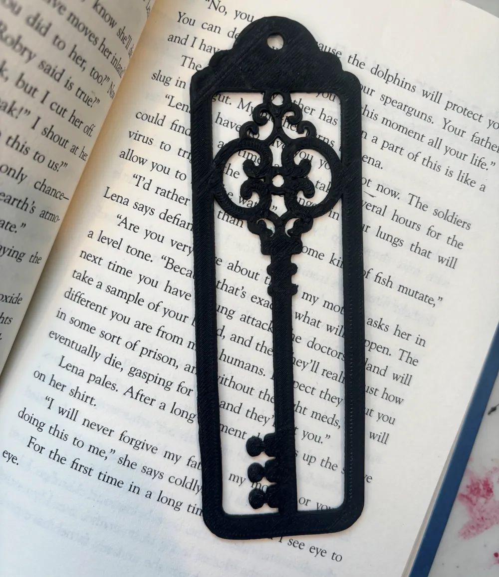 Antique Key Bookmark by DuckyPrinted - MakerWorld