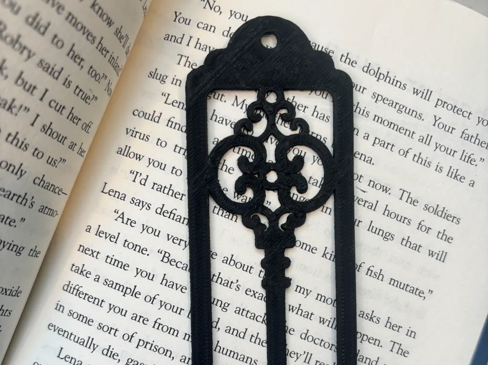 Antique Key Bookmark by DuckyPrinted - MakerWorld