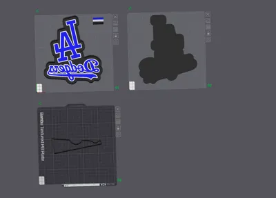 LA Dodgers light box by eulisesalarcon MakerWorld: Download Free 3D Models