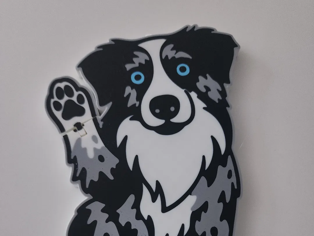 Aussie Flexi Blue Eyes - Free 3D Print Model - MakerWorld