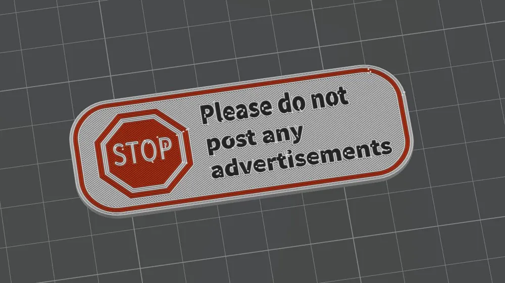 Please no advertising sign mailbox post box by Heiko_Hoffmann2000 ...