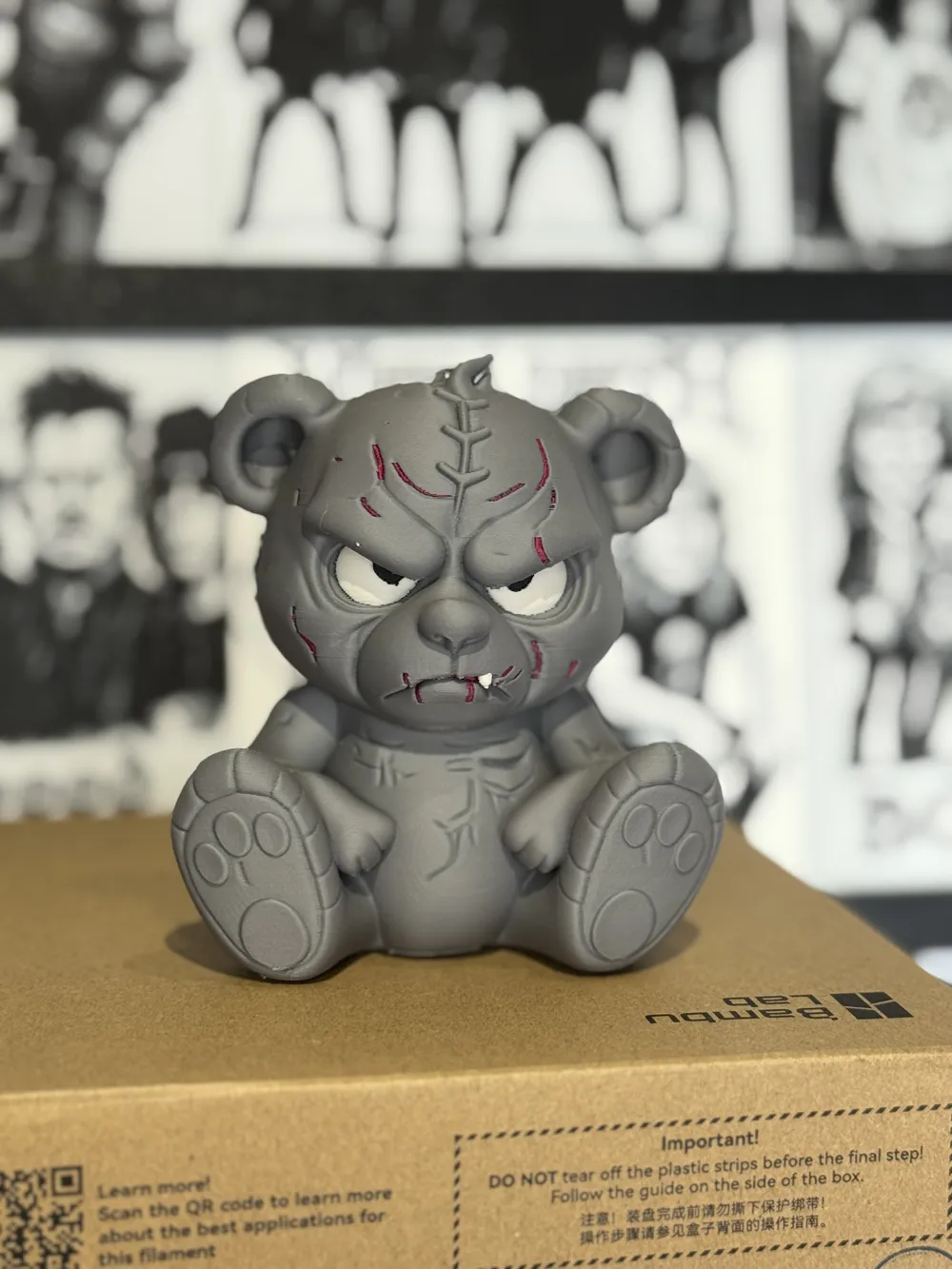 Zombie Grumpy Bear by Lemmy3DPrint MakerWorld: Download Free 3D Models