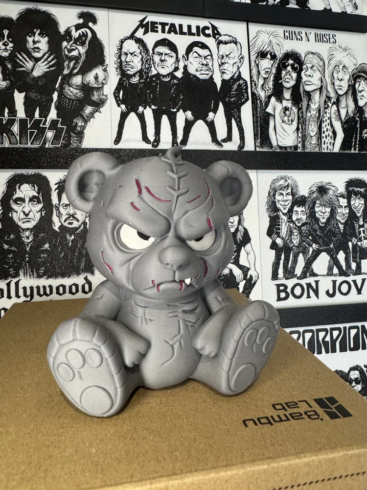 Zombie Grumpy Bear by Lemmy3DPrint MakerWorld: Download Free 3D Models