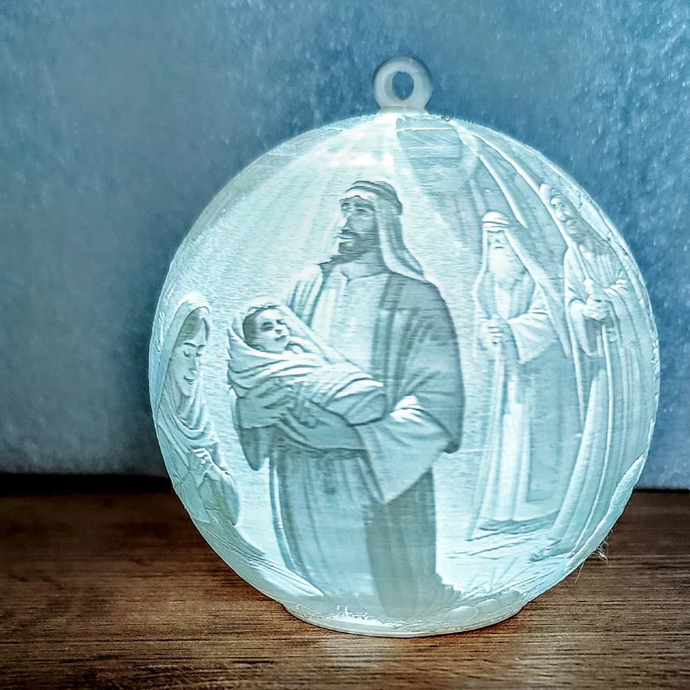 hanging light ball Jesus_No.1 by capek.jaroslav - MakerWorld