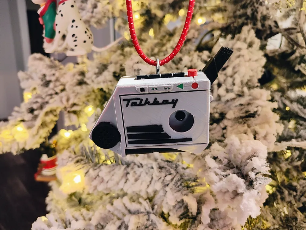 Home Alone 2 Talkboy Ornament - Free 3D Print Model - MakerWorld