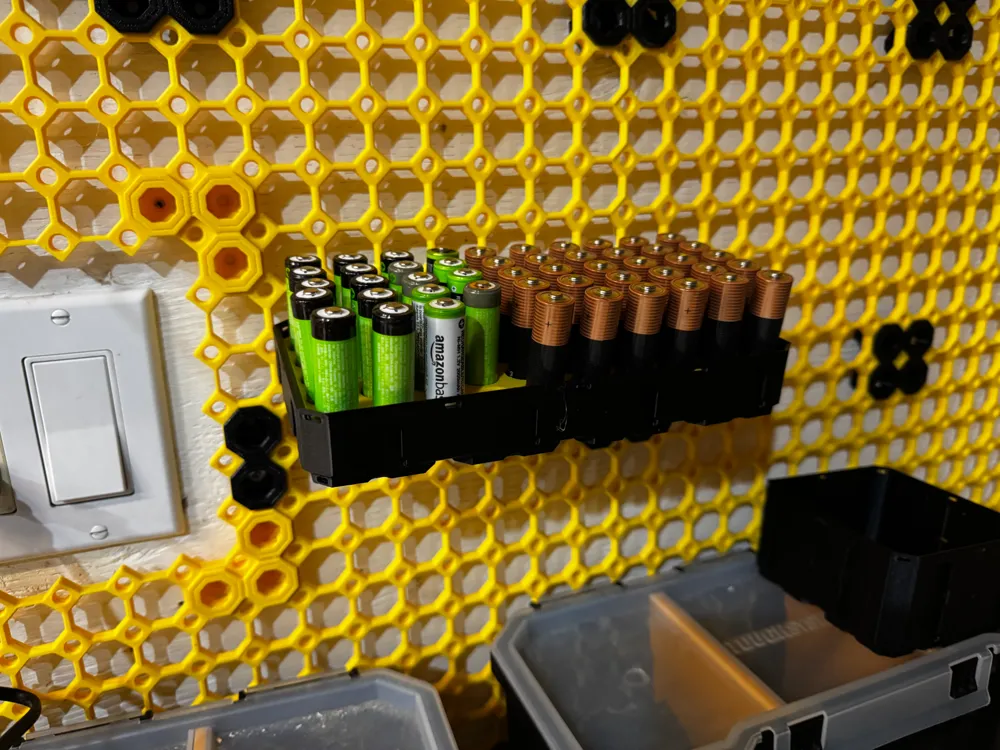 Multiboard AA Battery Storage Multibin Insert - Free 3D Print Model ...