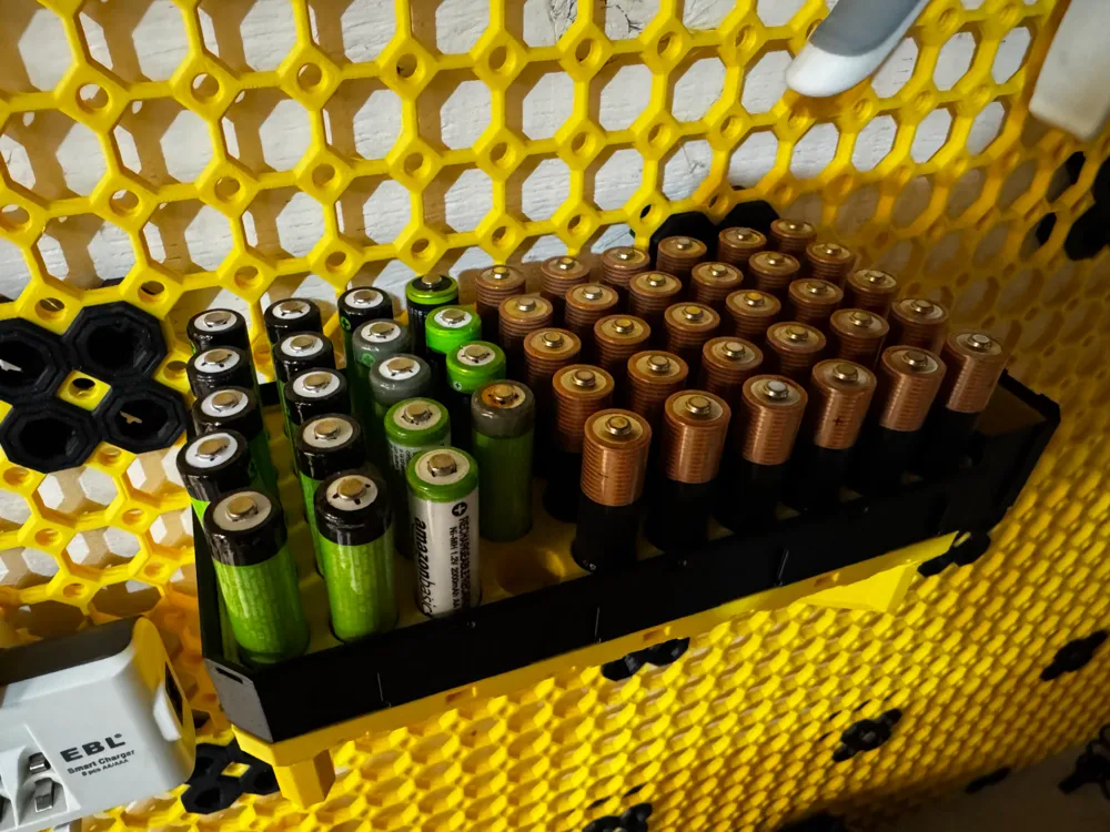 Multiboard AA Battery Storage Multibin Insert - Free 3D Print Model ...