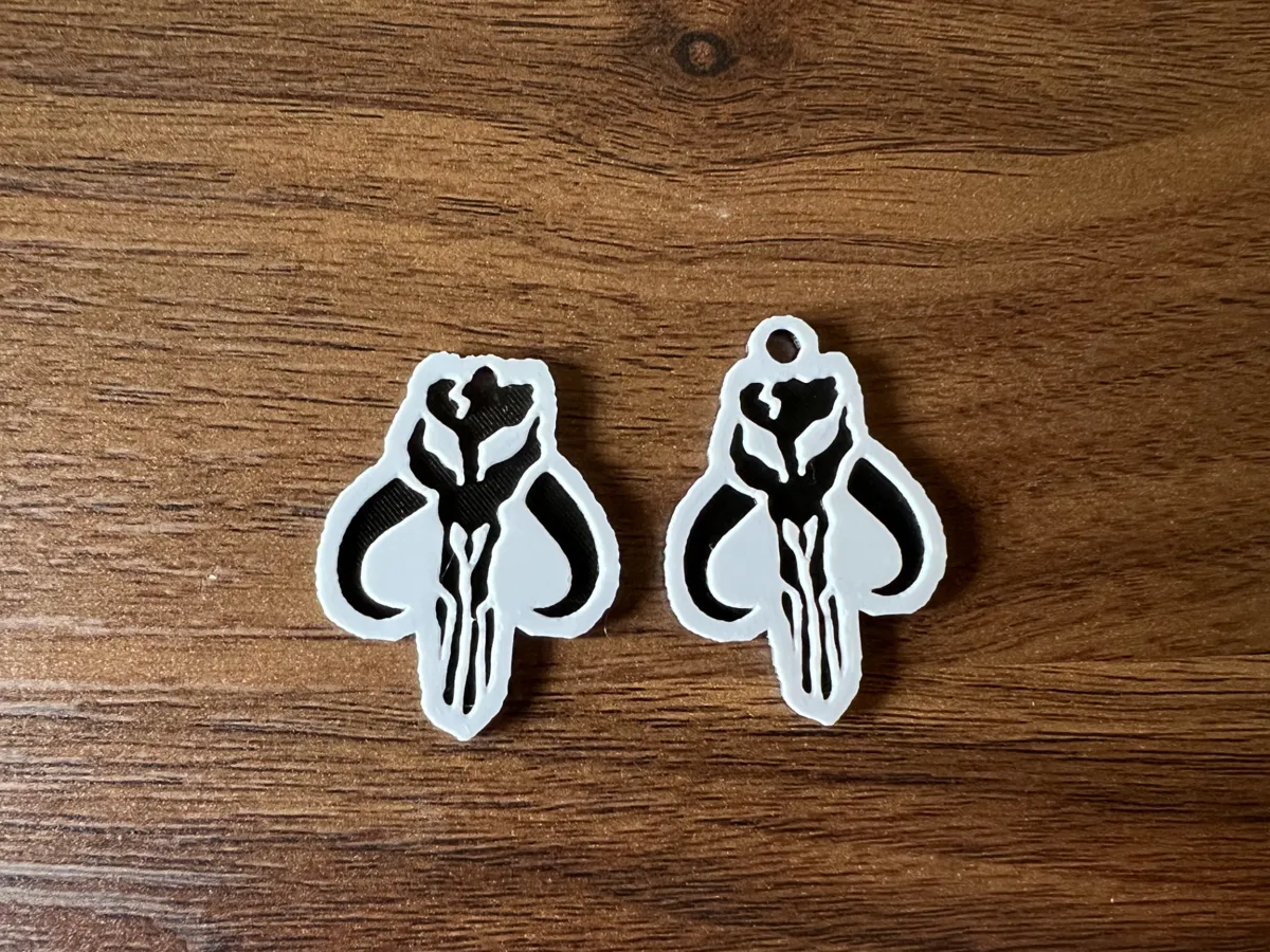 Mandalorian Insignia Keychain - Modèle d'Impression 3D Gratuit - MakerWorld