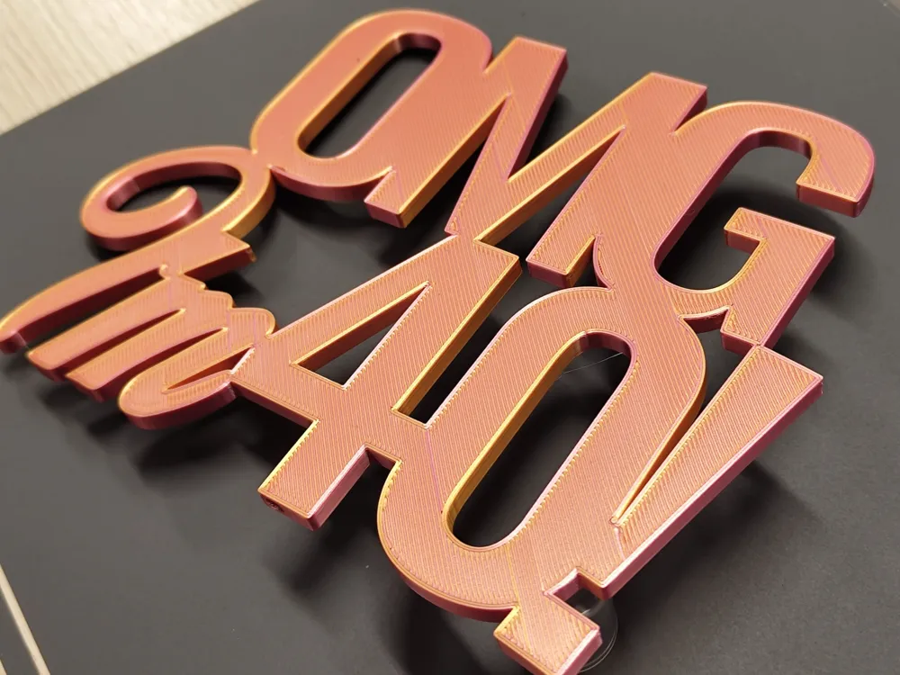 Cake Topper OMG I'm 40 years Birthday - Free 3D Print Model - MakerWorld