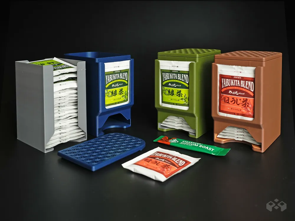 Tea Stand – Refillable Slot Organizer for Tea Bags - Free 3D Print ...