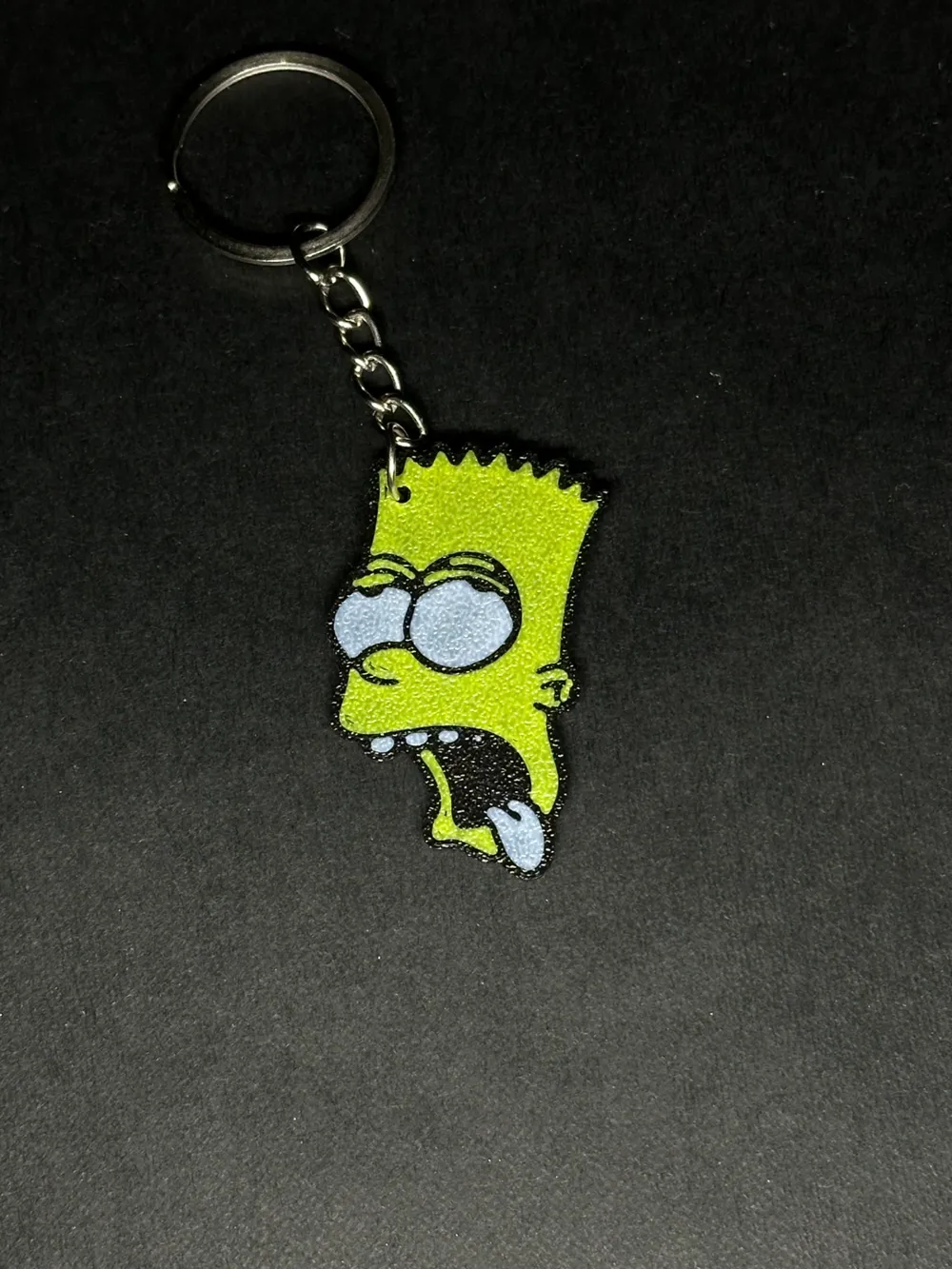 Bart Simpson lil peep Head Keychain by Immax - MakerWorld