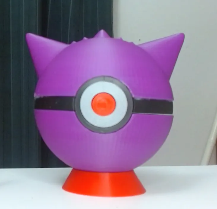 Auto-opening Gengar Ball Remixed by CarlThePumpkinMan - MakerWorld