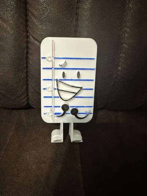 notebook Paper BFDI by MHT MakerWorld: Download Free 3D Models