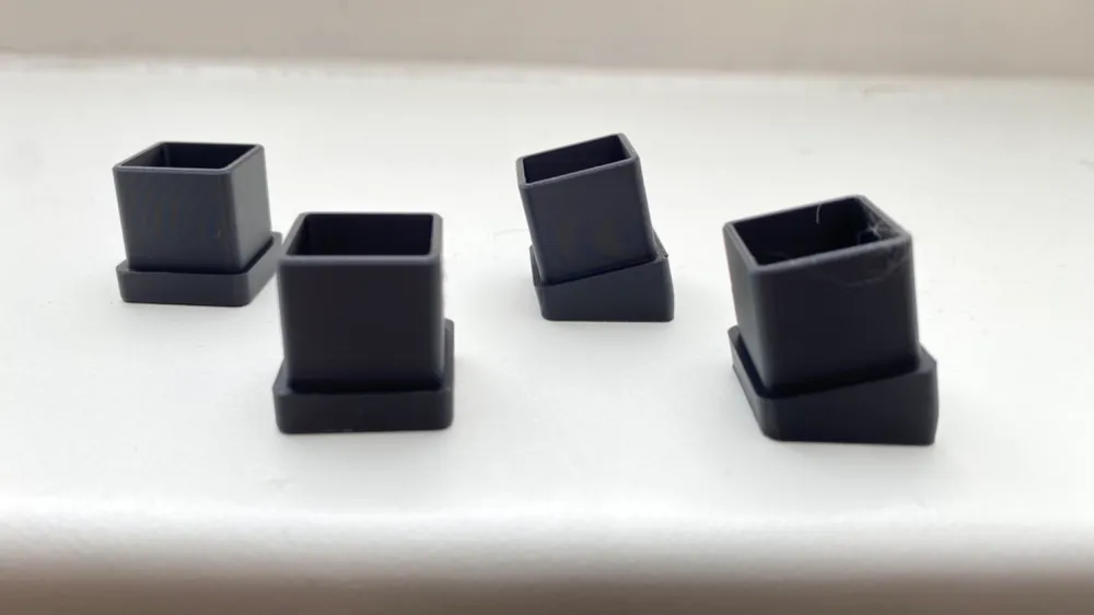 Chair feet for 20mm square tube legs, also angled by MarsGrover ...