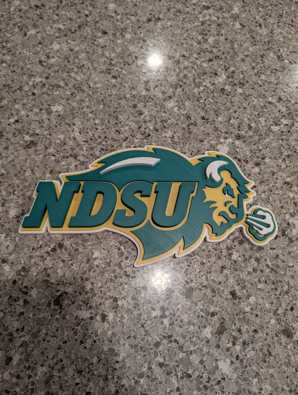 NDSU Bison Logo by Inkd MakerWorld: Download Free 3D Models