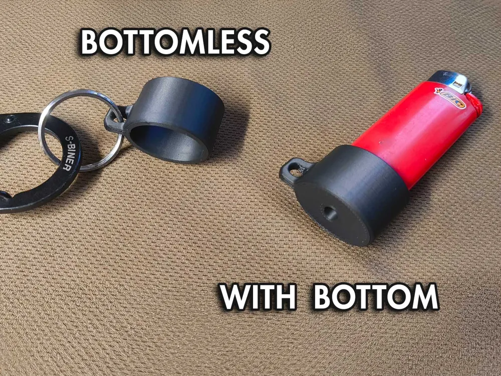 Bic Lighter Keyring Holder - minimal EDC by samulskiMakerWorld ...