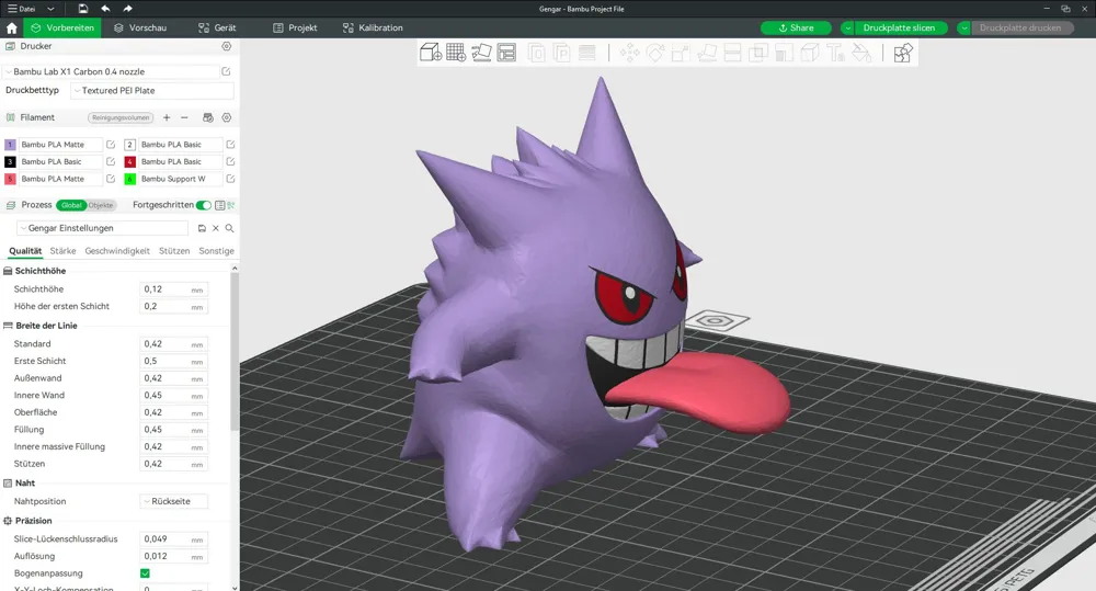 Gengar Pokemon by RoadTo150 MakerWorld: Download Free 3D Models