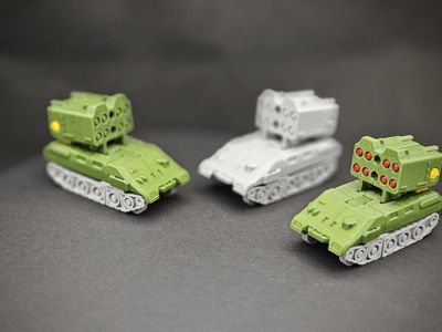 Vehicle-mounted rocket launcher. Mech. Palm-sized. Transformable ...