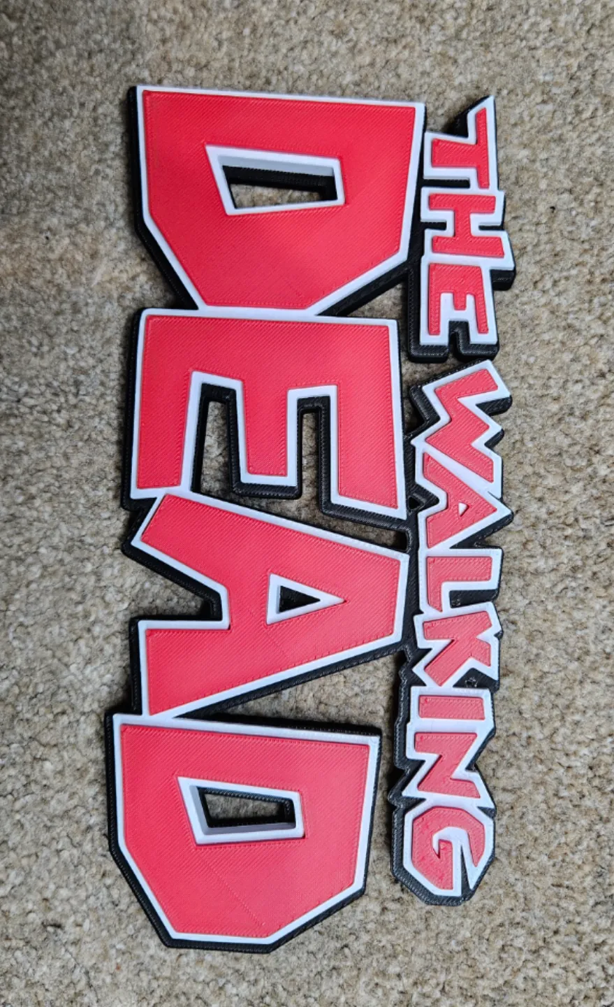 The Walking Dead FIlm Sign Logo by Jaybro187 - MakerWorld