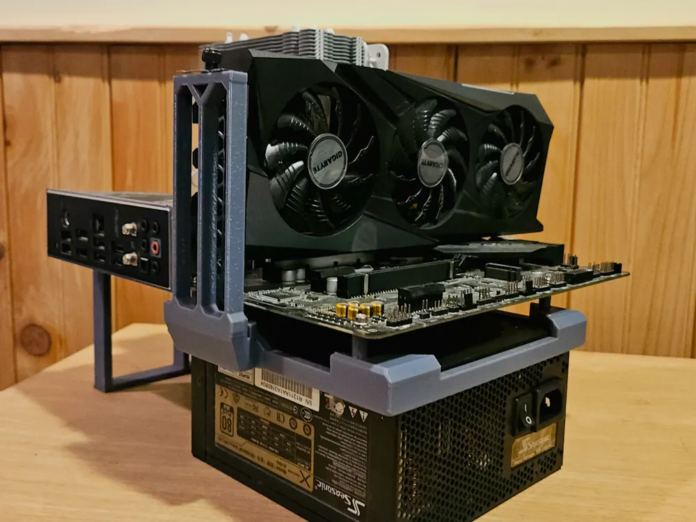 PSU-mounted Full ATX Test Bench by bovineblitz MakerWorld: Download ...