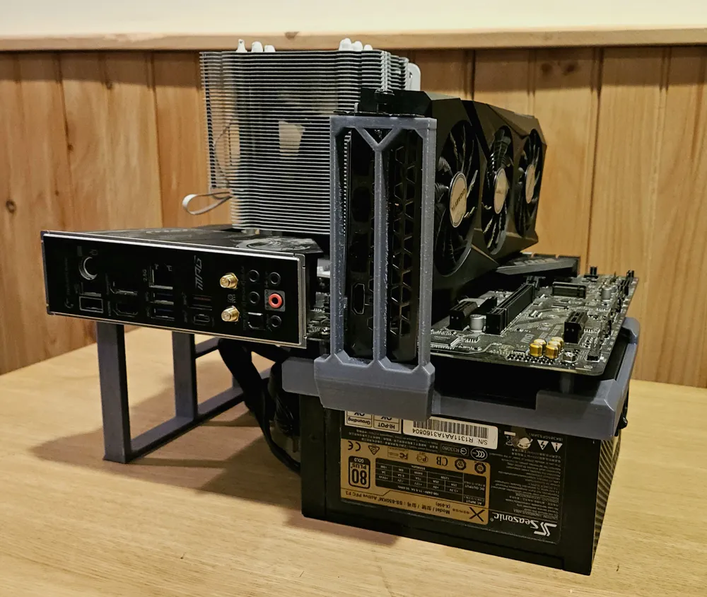 PSU-mounted Full ATX Test Bench by bovineblitz MakerWorld: Download ...