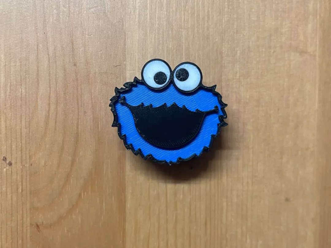 Cookie Monster Stanley Straw Topper - Free 3D Print Model - MakerWorld
