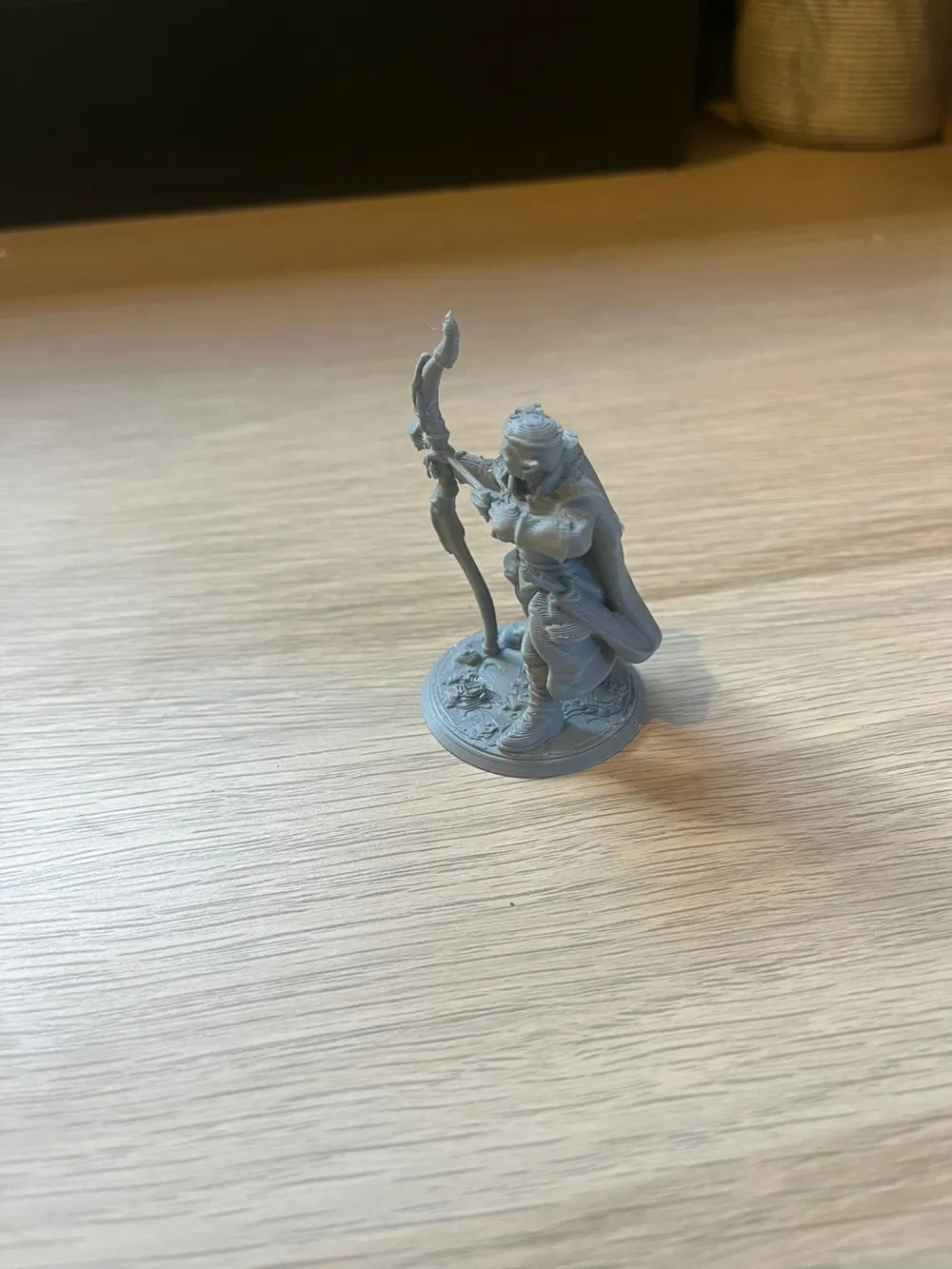 Miniature Elf Archer DnD - Free 3D Print Model - MakerWorld