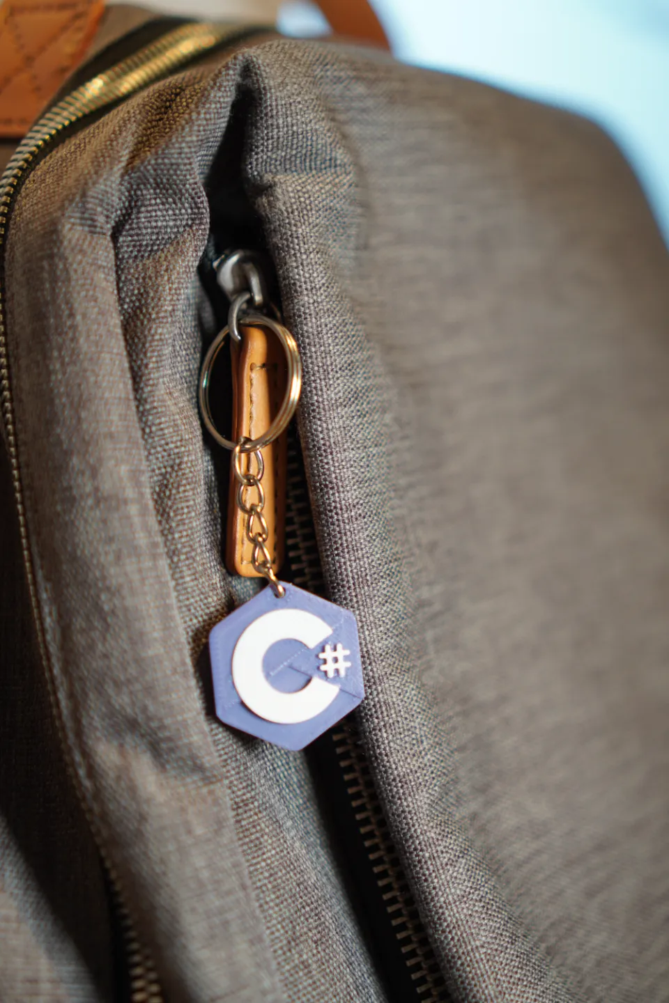 Llavero software desarrollador CSharp C# por ArtK - MakerWorld