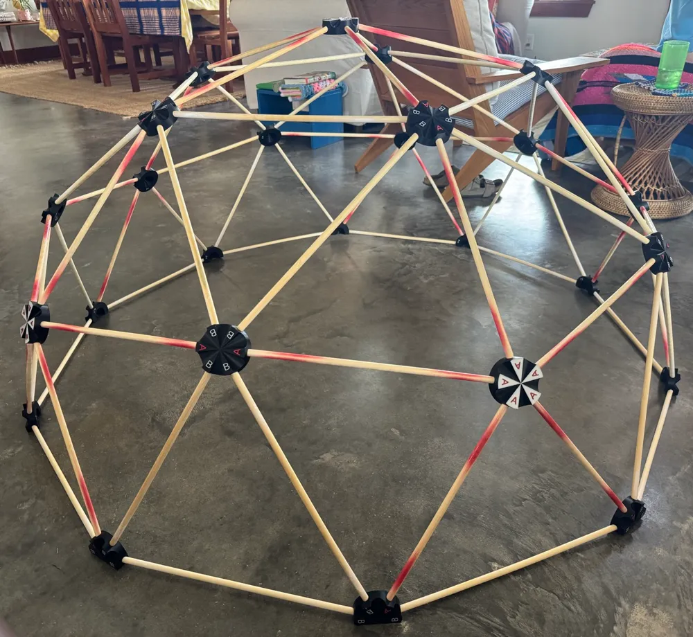 2V Geodesic Dome Project Remixed by bshirley - MakerWorld