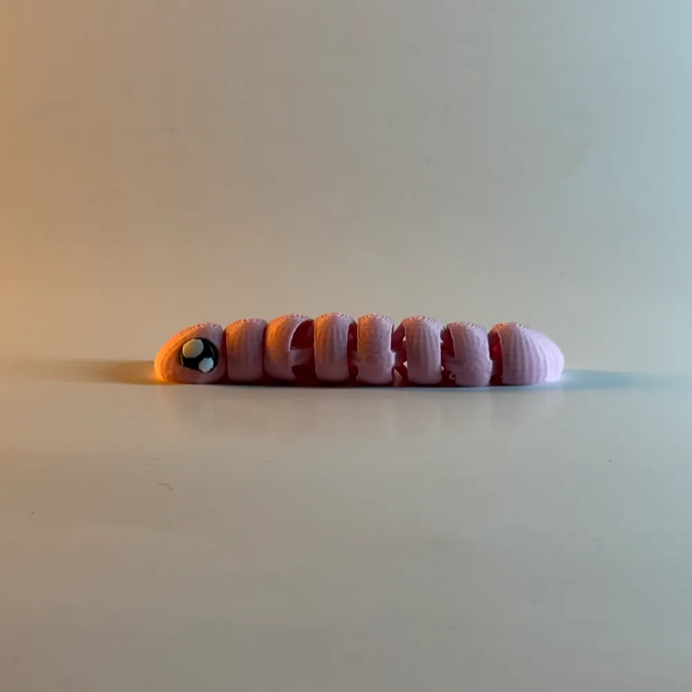 Articulated Cute Worm - Free 3D Print Model - MakerWorld