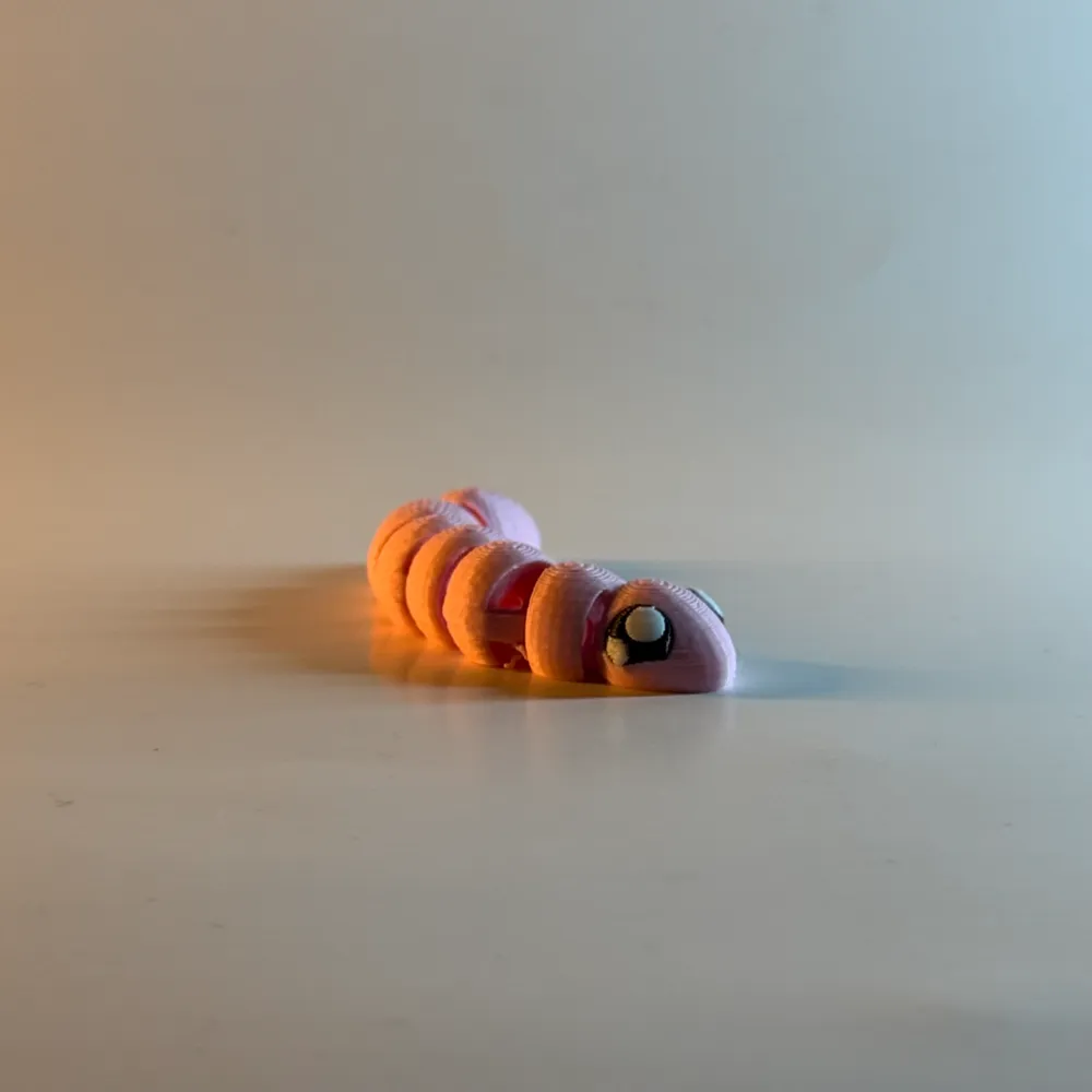 Articulated Cute Worm by Waffly3D - MakerWorld