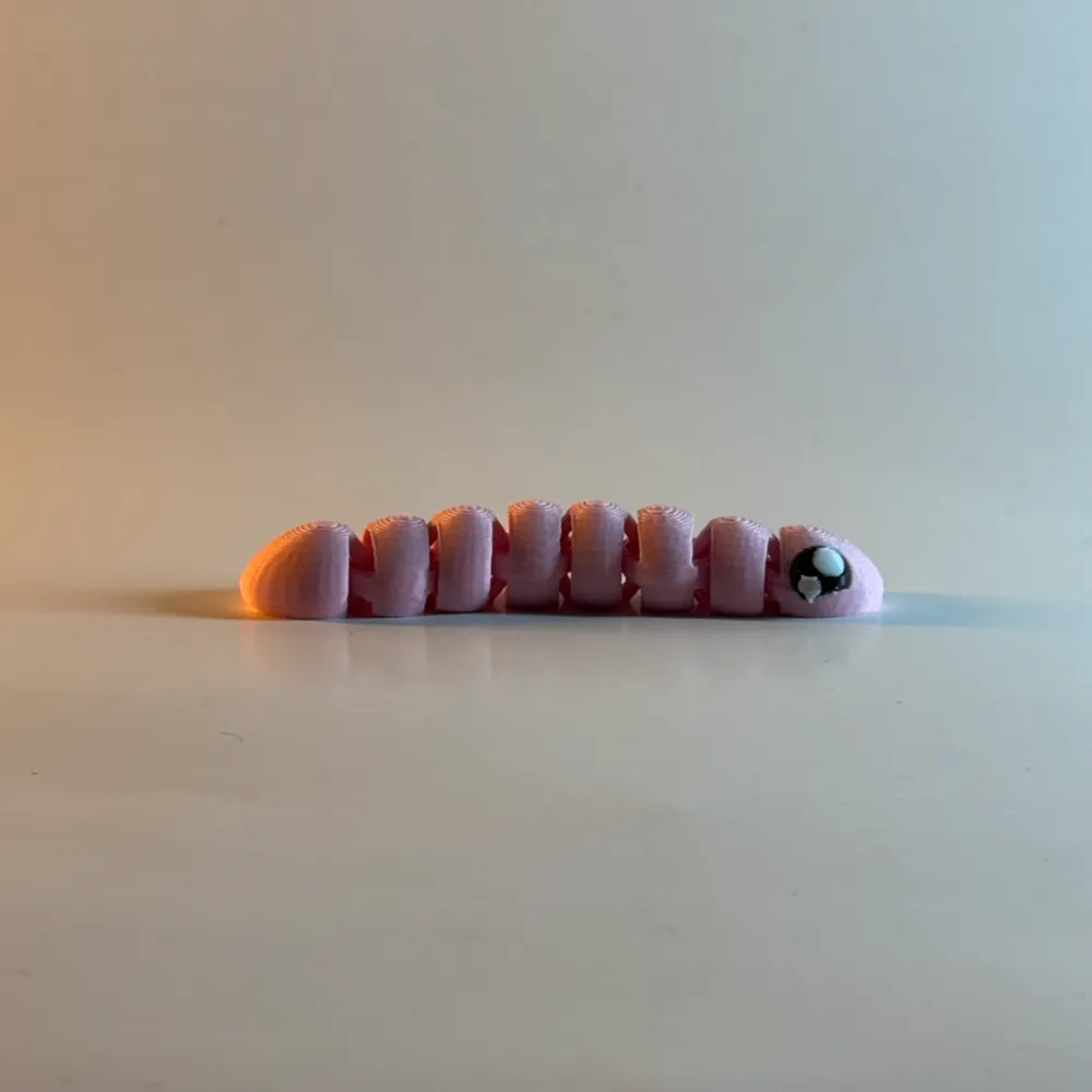 Articulated Cute Worm by Waffly3D - MakerWorld