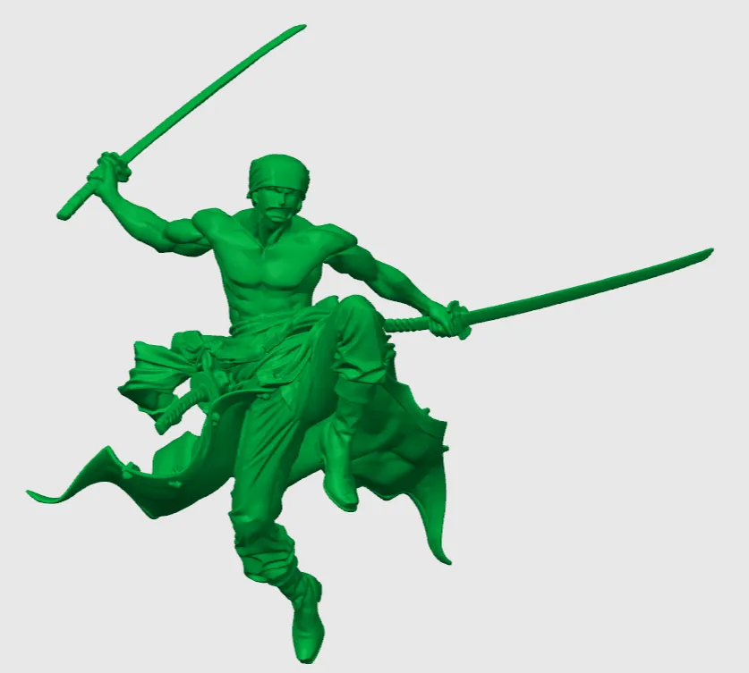 Zoro - One Piece Remixed by Beryl Butterfly Creations - MakerWorld