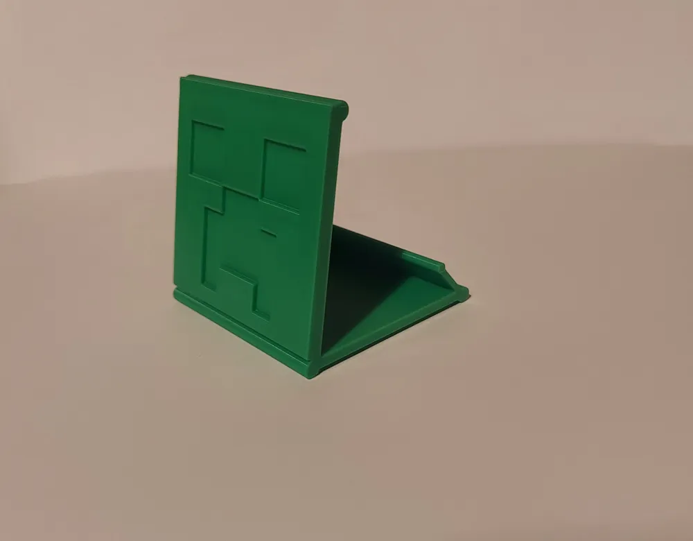 Creeper Minecraft Phone or Tablet Stand by RandomGuy - MakerWorld