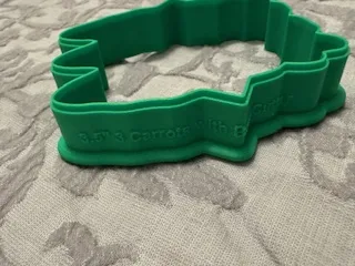 3.5" 3 Carrots w/ Bow-Ribbon Cookie Cutter-Easter - Free 3D Print Model ...