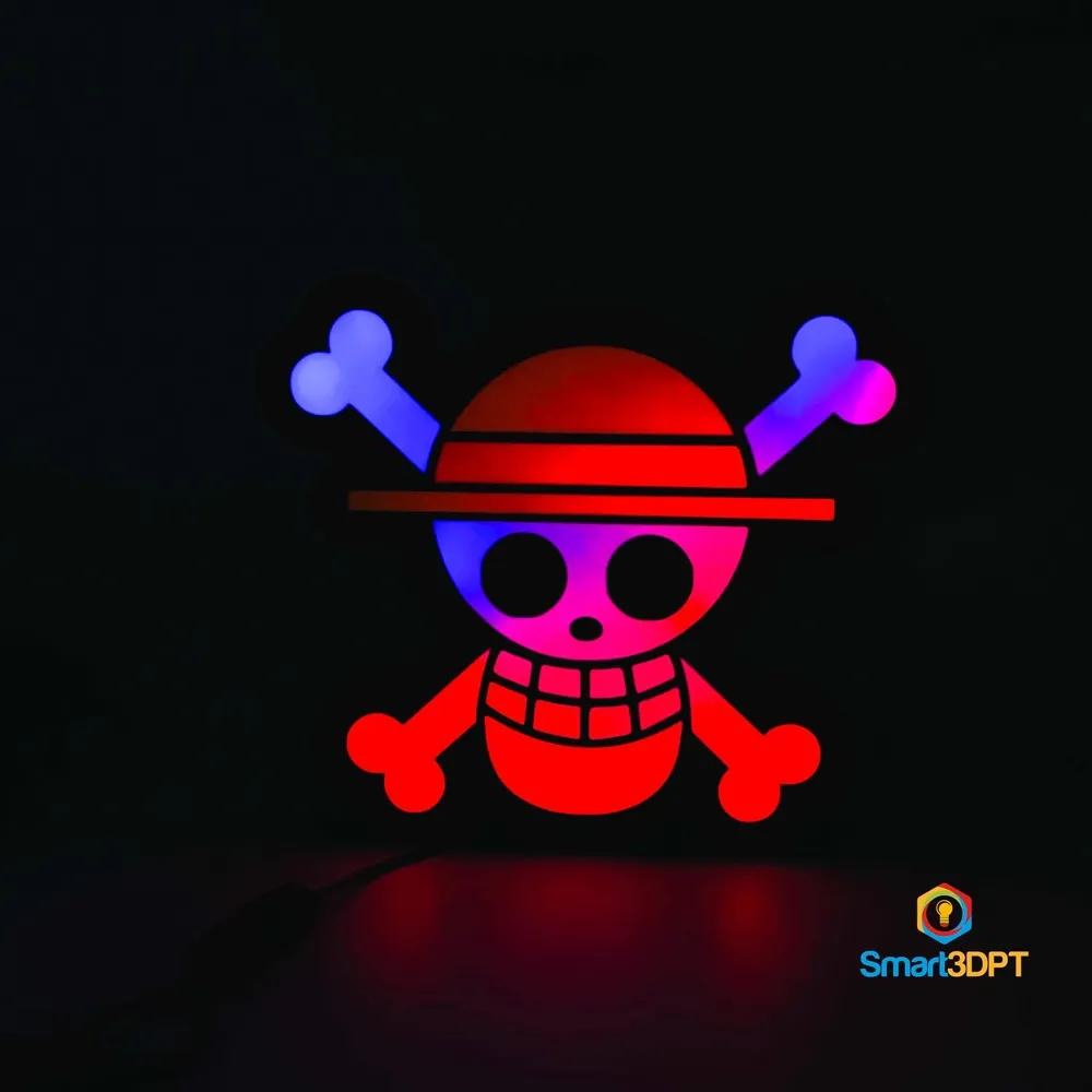 luffy one piece led lamp by Smart3d by Gabriel Gomes - MakerWorld